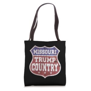 trump 2024 missouri trump country sign - trump 2020 tote bag