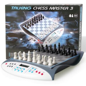 electronic chess set, computer chess game, chess set board game, electronic chess game, for beginners & improving chess players, great partner for play and practice