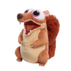 ice age the adventures of buck wild baby scrat 10.5-inch animated feature plushie with sound effects, kids toys for ages 3 up, amazon exclusive by just play