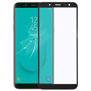 outer glass front glass replacement for galaxy j6, j600f / ds, j600g / ds (black) (colour: black)