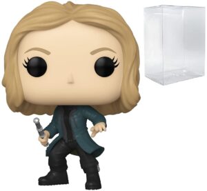 pop marvel: falcon and the winter soldier - sharon carter funko vinyl figure (bundled with compatible box protector case)