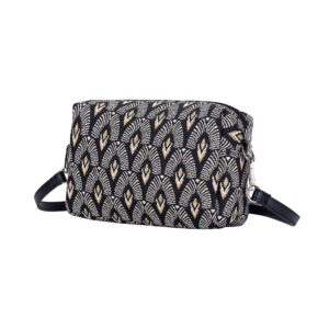 signare tapestry small crossbody bag for women pouch bag with fashion pattern design (art decor - luxor, hpbg-luxor)