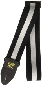 ernie ball stretch comfort guitar strap, racer white (p05327)