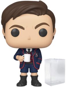 pop umbrella academy - number five funko pop! vinyl figure (bundled with compatible pop box protector case), multicolored, 3.75 inches