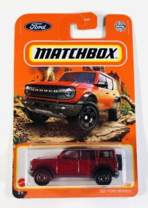 matchbox 2021-2021 ford bronco - red - 21/100