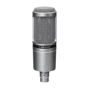 audio-technica 2020gm cardioid condenser microphone silver