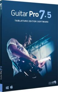 guitar pro 7.5 - tablature and notation editor, score player, guitar amp and fx software / digital delivery only