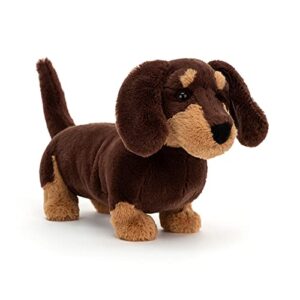 jellycat otto sausage dog stuffed animal, medium 11.5 inches | dogs and puppies plush toy | classic children's gift