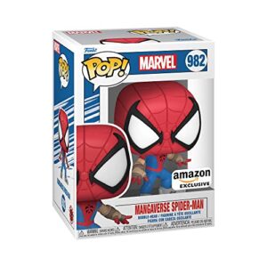 funko pop! marvel: year of the spider - mangaverse spider-man, amazon exclusive