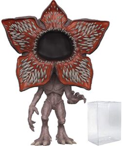 pop stranger things - demogorgon (open mouth version) funko pop vinyl figure (bundled with compatible pop box protector case), multicolored, 3.75 inches