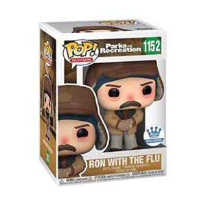 funko pop! ron swanson vs the flu parks and recreation exclusive