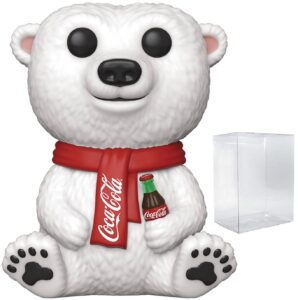 [pop] + replacement for + [ad icons: cola polar bear funko pop! with compatible pop box protector case)] + [coca-cola]