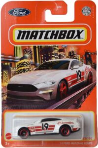 matchbox '19 ford mustang coupe, [white] 82/100