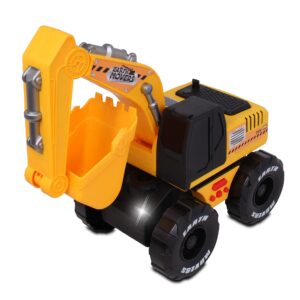 nkok earthmovers™ friction powered lights & sounds excavator