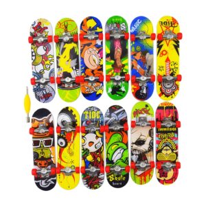 sea jump 12pcs finger scooter, intellectual toys, creative fingertip alloy finger sports toys, novelty toys and gifts