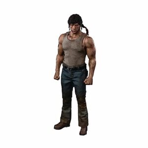 threezero rambo: first blood john rambo 1:6 scale collectible figure,multicolor