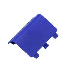 replacement battery back cover for xbox series s x controller, battery door lid repair shell (blue)