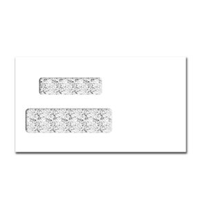 checks for less check envelopes, double window envelopes, tinted security envelopes, wallet check envelopes for software compatible checks (500 envelopes, 6.25” x 3.5”)