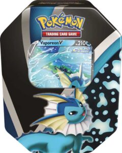 pokemon tcg: 2021 fall eevee evolutions vaporeon v tin