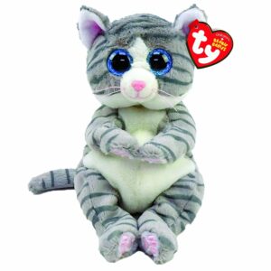 ty beanie mitzi - gray cat - reg