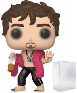 pop umbrella academy - klaus hargreeves funko pop! vinyl figure (bundled with patible pop box protector case) multicolored 3.75 inches