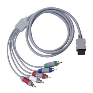 bealuffe component cable for wii for wii u multi out 5rca 480p hd audio video cable 6 feet