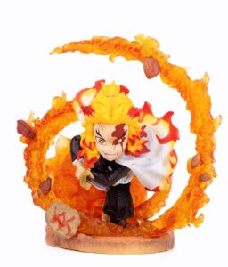 kelake gk demon slayer rengoku kyoujurou figure statue figurine model doll collection cute birthday gifts pvc