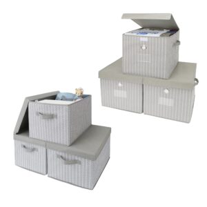 granny says bundle of 3-pack storage containers & 3-pack storage cubes for organizing