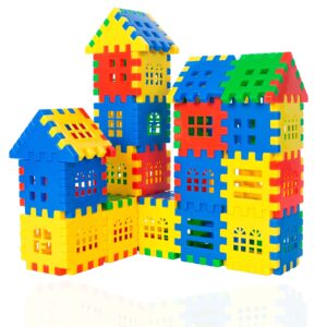 interlocking building blocks toys for kids - toddlers building blocks educational toys set 70 pcs 15f