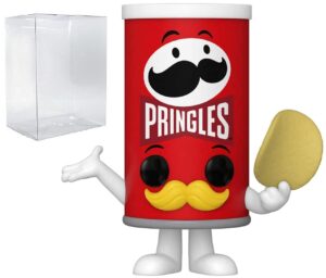 ad icons: pringles - pringles can funko pop! vinyl figure (bundled with compatible pop box protector case), multicolored, 3.75 inches