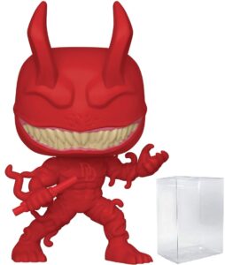 pop marvel: venom - venomized daredevil funko pop vinyl figure (bundled with compatible pop box protector case), multicolored, 3.75 inches