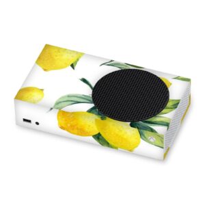 head case designs officially licensed haroulita white lemons art mix vinyl sticker gaming skin decal cover compatible with xbox series s console