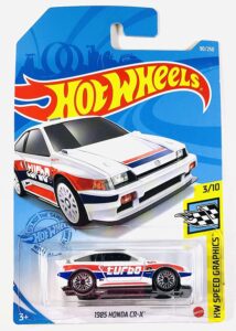 hot wheels 2021 - 1985 honda cr-x - speed graphics 3/10 - 90/250