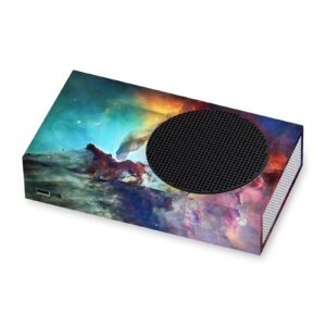 head case designs officially licensed cosmo18 lagoon nebula art mix vinyl sticker gaming skin decal cover compatible with xbox series s console