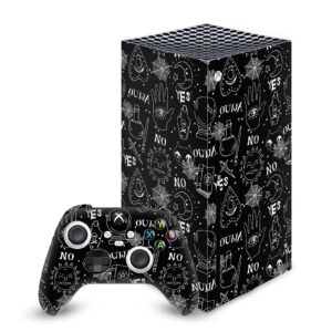 head case designs officially licensed andrea lauren design witchcraft art mix vinyl sticker gaming skin decal cover compatible with xbox series x console and controller bundle