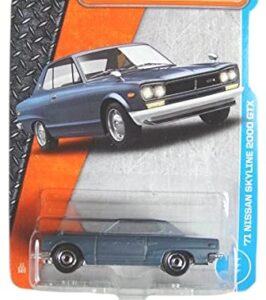 matchbox '71 nissans skyline 2000 gtx, [blue] 11/125