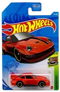 hot wheels porsche 993 gt2, [red] 174/250 exotics 1/10