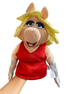 the muppets miss piggy muppet plush hand puppet 40cm