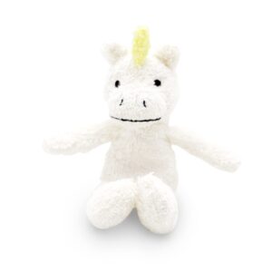 thermal-aid zoo - mini microwavable stuffed animal - plush toy and hot cold pack - juno the unicorn - 3.15 x 2.6 x 9.3 in