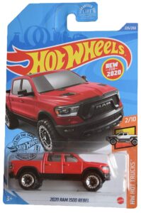 hot wheels 2020 ram 1500 rebel, [red] 225/250 hot trucks 2/10