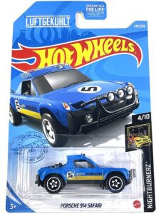 hot wheels 2021 - porsche 914 safari [blue] nightburnerz 4/10 - #242/250