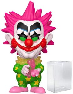 pop killer klowns from outer space - spikey funko vinyl figure (bundled with compatible box protector case), multicolored, 3.75 inches