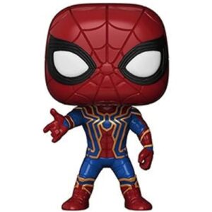 pop marvel: avengers infinity war - iron spider (spider-man) funko pop! vinyl figure (bundled with compatible pop box protector case), multicolor, 3.75 inches