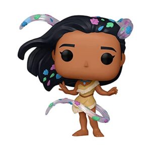 pop! disney ultimate princess: pocahontas with leaves vinyl figure - shop exclusive