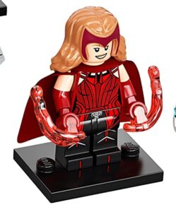 leg lego marvel studios series scarlet witch minifigure 71031