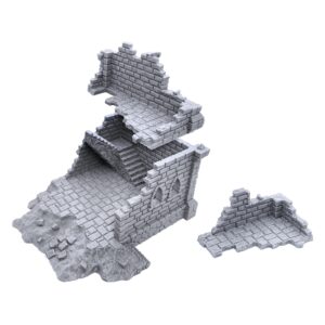 endertoys ulvheim ruins by terrain4print (set b), 3d printed tabletop rpg scenery and wargame terrain for 28mm miniatures