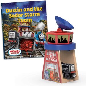 thomas wooden railway - dustin and the storm team set