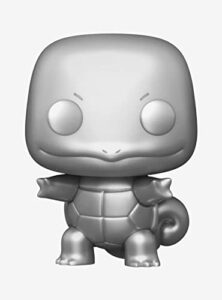 funko pop! games: pokemon s8 - squirtle silver metallic