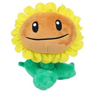 jhesao 8" sunflower plants and zombies plush zombies toys pvz plushies 1 2 stuffed soft doll sunflower plush new