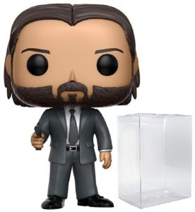 john wick chapter 2 funko pop! vinyl figure - 3.75" multicolored with compatible box protector case